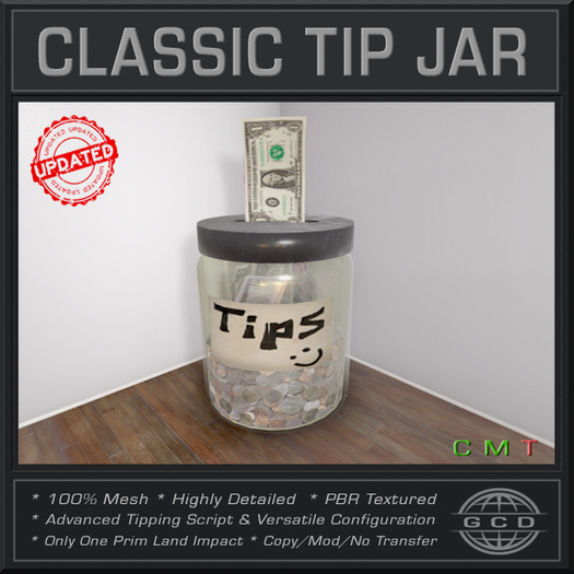 Second Life Marketplace - Tip Jar